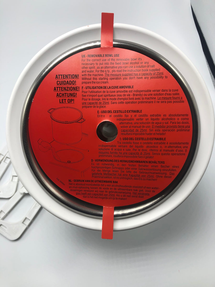 GELATO CHEF 5L - STAINLESS STEEL REMOVABLE BOWL – European Gift & Houseware